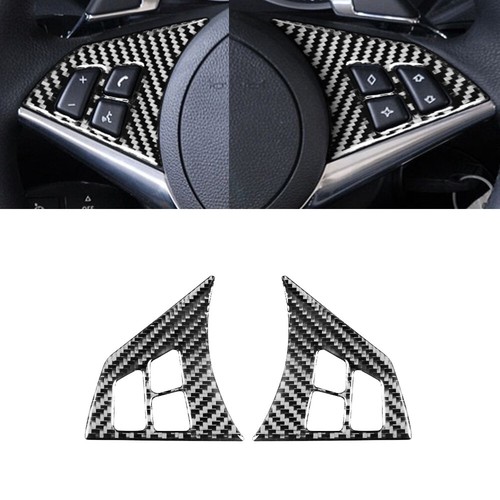Carbon Fiber Car Steering Wheel Panel Cover Trim For BMW 6 Series E63 ...