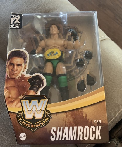 Ken Shamrock WWE Elite Legends Series 17 Exclusive Mattel Figure Green ...