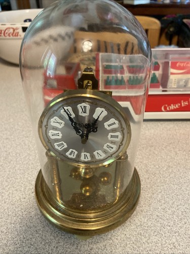 Vintage Anniversary Clock Haller Glass Dome Parts or Repair | eBay