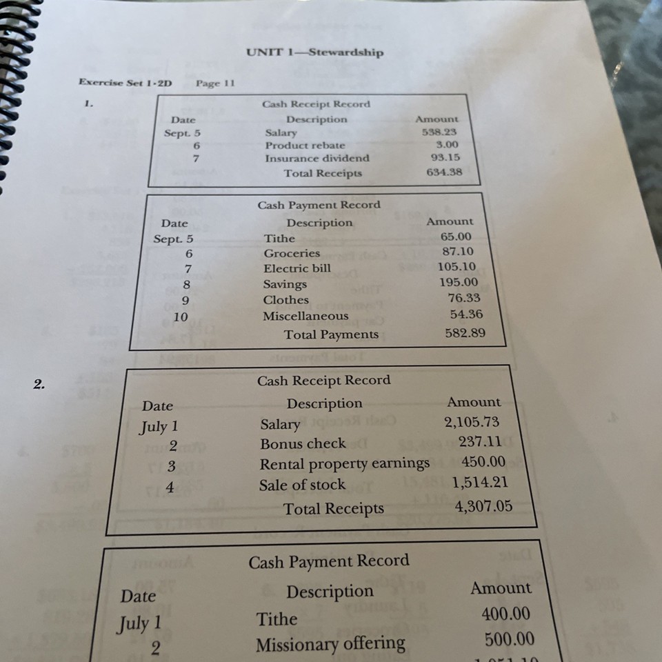 Abeka Business Mathematics Solution Key Spiral Bound Paperback 10th ...