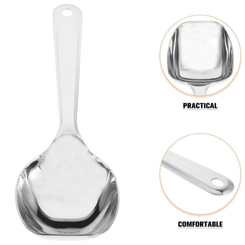 Buffet Serving Spoon Metal Kitchen Dinner Spoons Dessert Stainless ...
