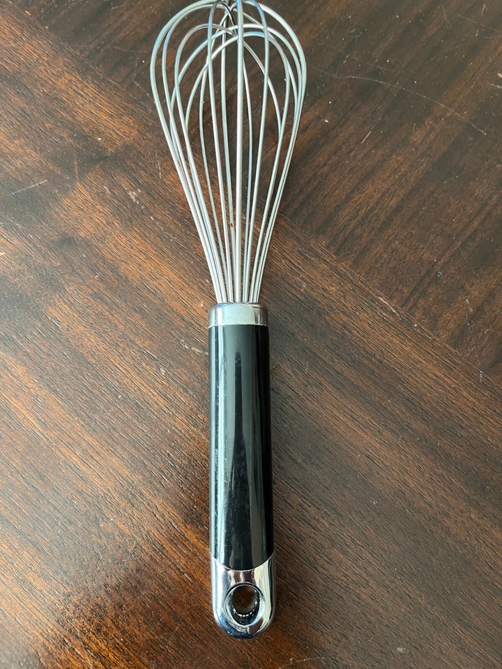 Kitchenaid Stainless Steel Utility Whisk with Black Handle, Dishwasher ...
