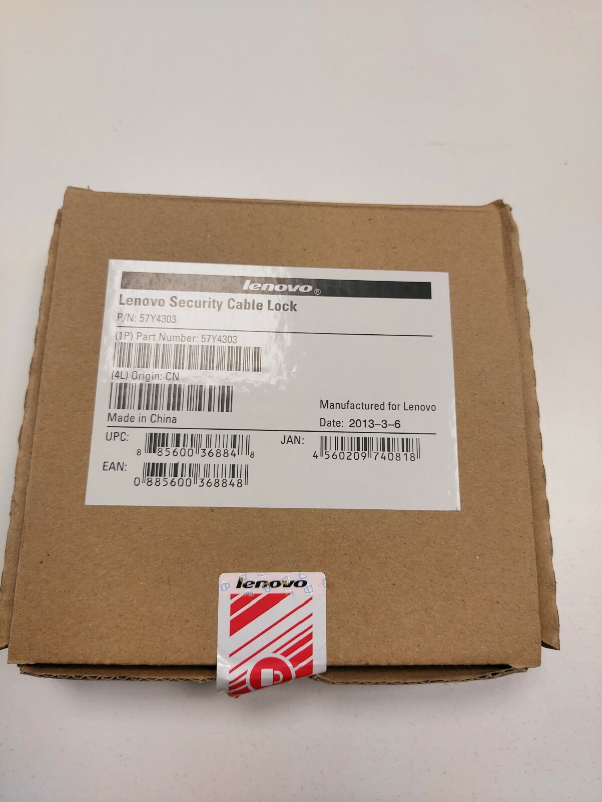 Lenovo 57Y4303 Genuine Original Security Cable Lock PC's | eBay