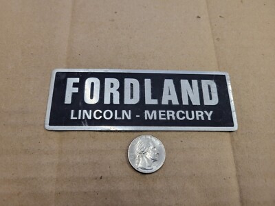 Fordland Ford Auburn Maine ME Metal Car Dealership Dealer Emblem Badge ...