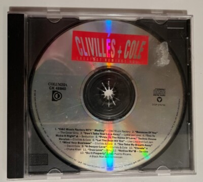 Clivilles And Cole - Greatest Remixes Vol. 1 (CD, SONY MUSIC) | eBay