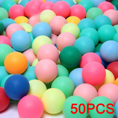 10/50PCS Ping Pong Balls 40mm Mixed Colours No Logo Table Tennis Beer ...
