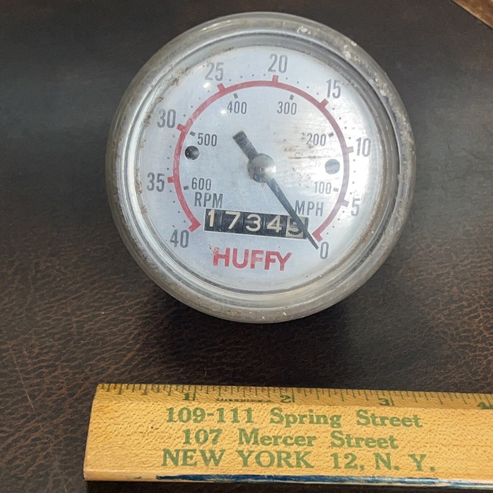 Vintage Huffy Bicycles Speedometer | eBay