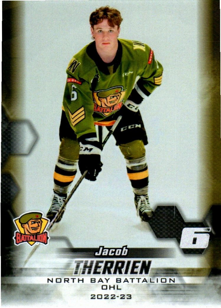 Jacob Therrien 2022-23 North Bay Battalion | eBay