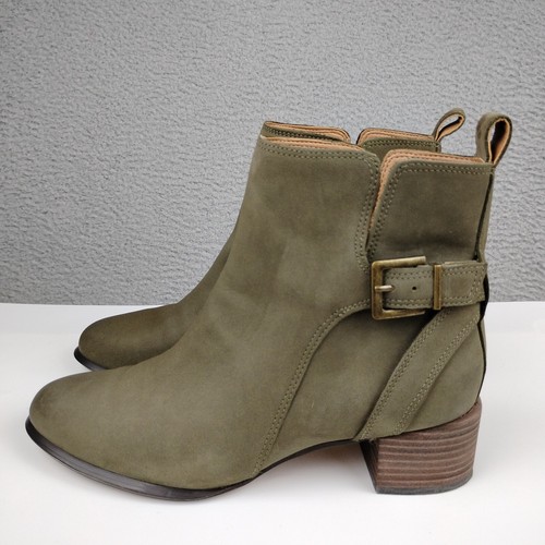 Vionic Boots Womens Size 7 Sienna Nubuck Leather Waterproof Ankle ...