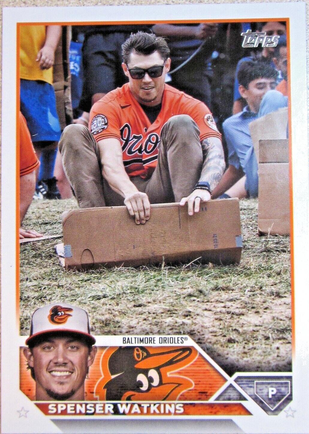 2023 Topps Series 2 - Spenser Watkins #393 Ssp Image Variation Golden ...