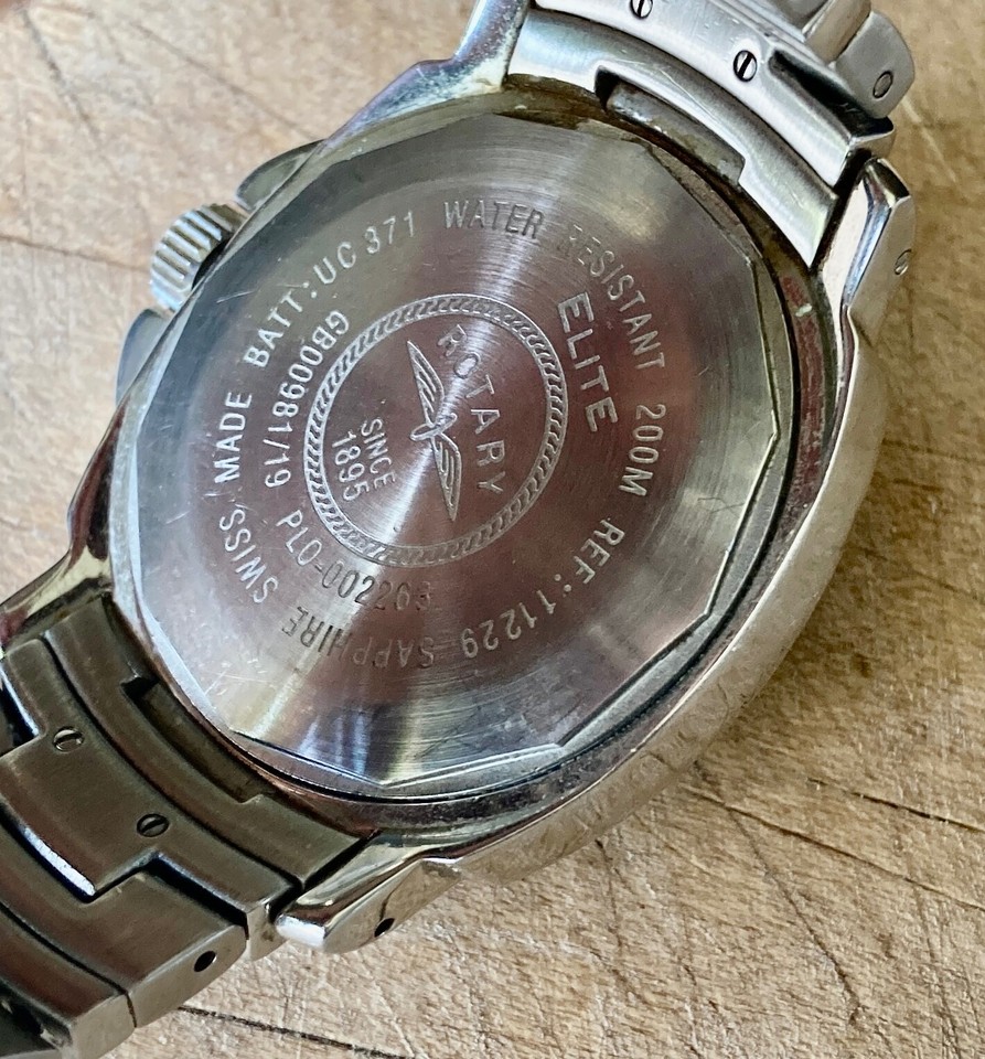 ROTARY ELITE MENS QUARTZ WATCH (PANERAI INSPIRED)FREE SHIP IN USA | eBay