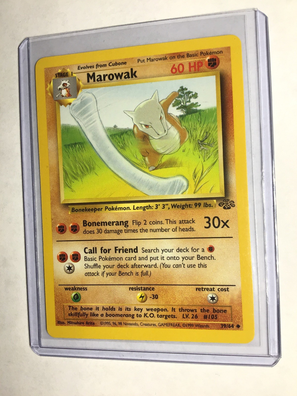 MAROWAK - Jungle Set - 39/64 - Uncommon Pokemon Card - Unlimited ...