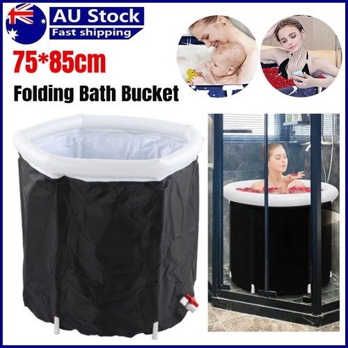 Foldable Portable Bathtub Water Tub Folding Unisex Adult SPA Bath ...