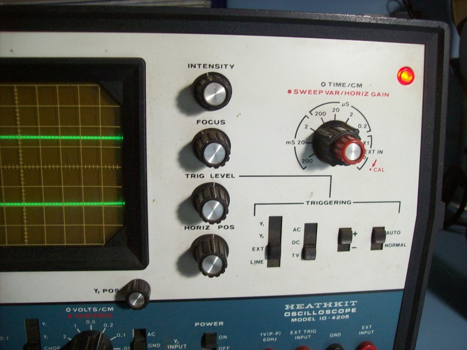 HEATHKIT MODEL IO-4205 5 MHz DUAL TRACE OSCILLOSCOPE | eBay