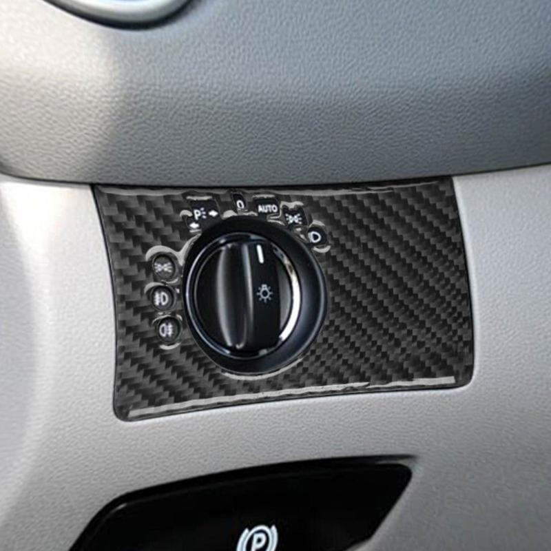 Couvre-Panneau d'Interrupteur Phares Fibre Carbone pour Benz ML Class ...
