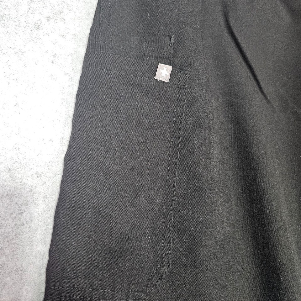 Figs Womens Scrub Set Black Large Catarina Top Large Black Kade Cargo ...