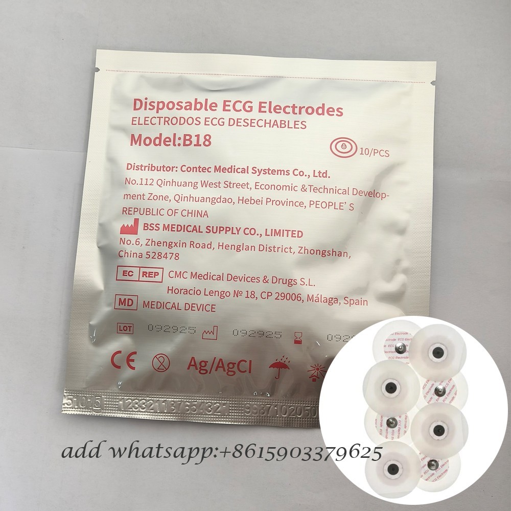Electrodes For CONTEC Patient monitor,ECG/EKG Disposable Electrodes ...