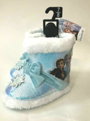 Girls Disney Frozen 2 Boot Slippers Size 7/8 | eBay