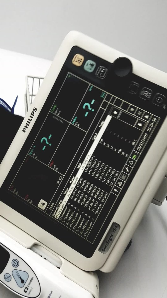 Philips SureSigns VS4 Vital Signs 863283 Monitor With Accessories | eBay