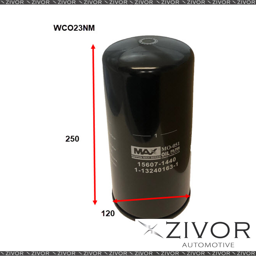 New NIPPON MAX Oil Filter For Komatsu Forklift with Cummins - WCO23NM ...