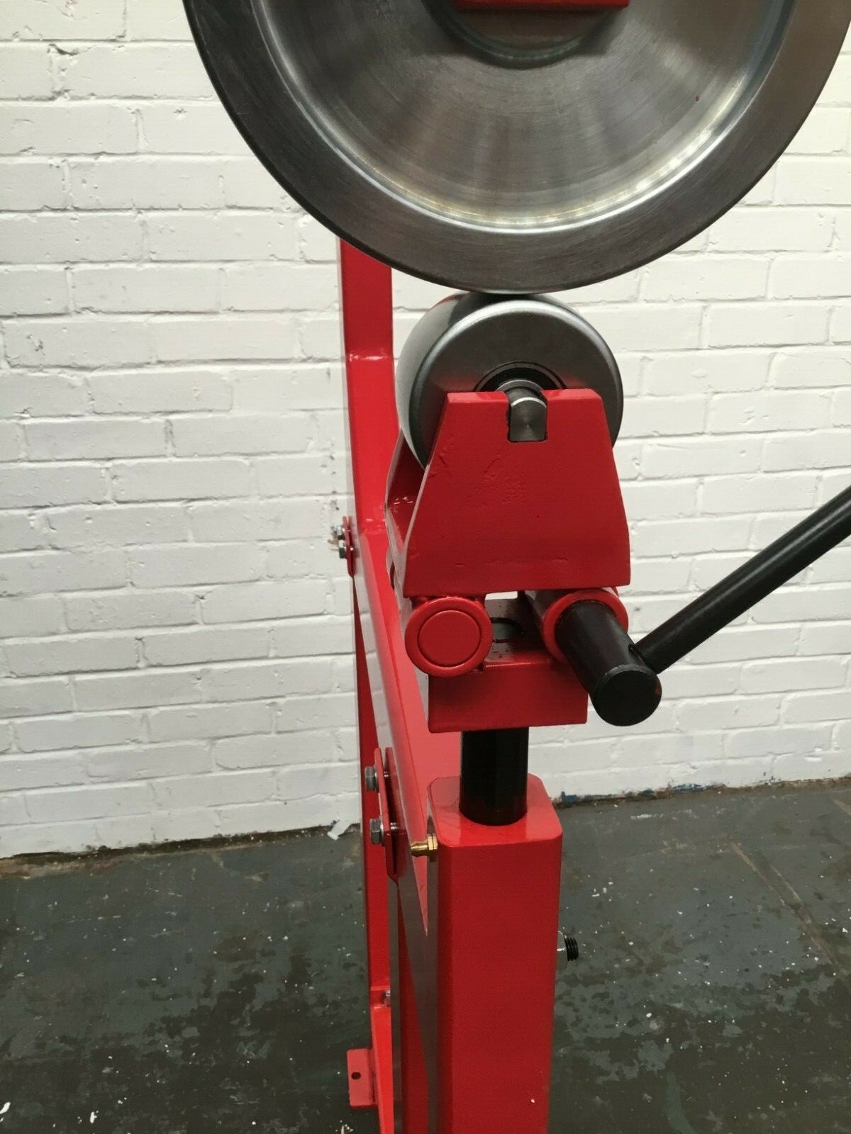 WNS English Wheel Wheeling Machine 710mm x 1.5mm 1 Top Roll 6 Bottom ...