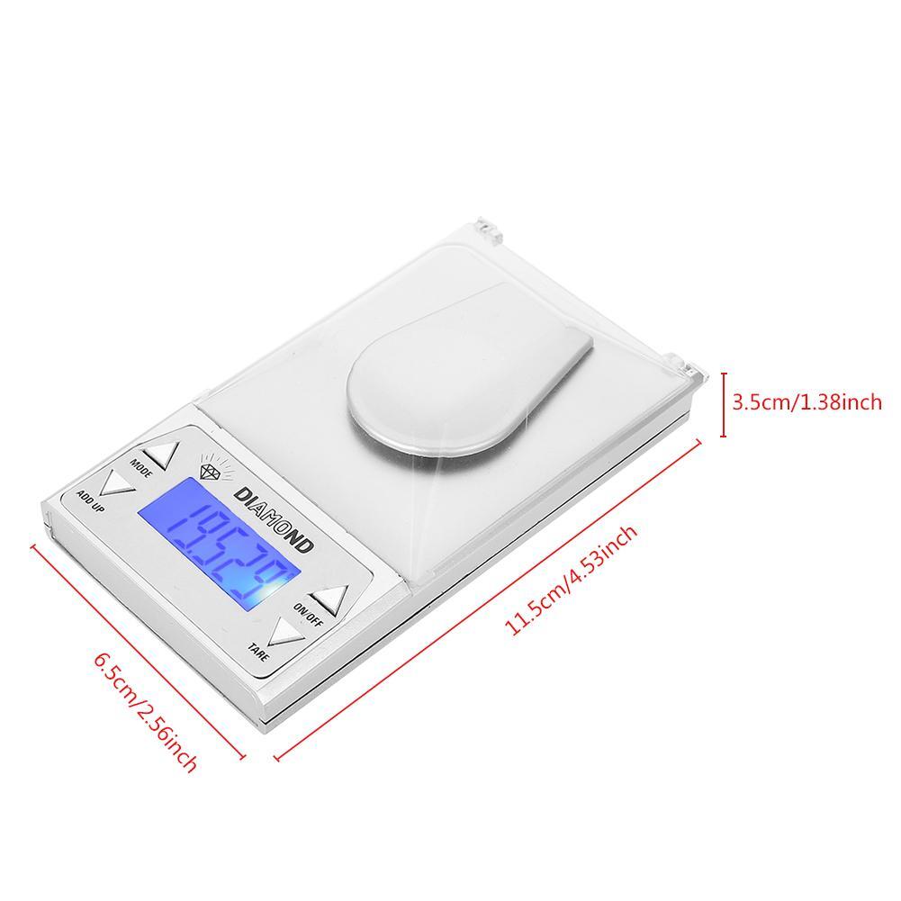 20g/0.001g Digital Milligram Scale High Precision Jewelry Balance ...