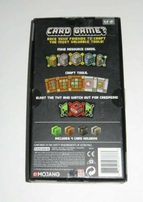 Mattel Games Mojang Minecraft Card Game 2-4 Players (B1) | eBay