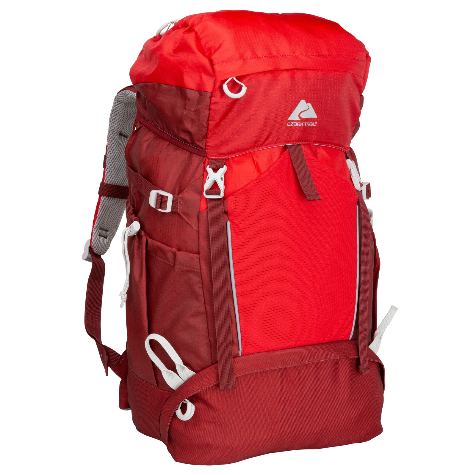 47 L Hydration Compatible, Hiking, Camping, Travel Backpack, Red ...