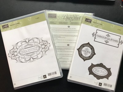 Stampin Up!_LAYERED LABELS CM Stamp Set + Apothecary Accents Framelits ...