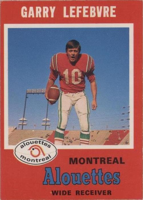 1971 O-Pee-Chee Canadian Football League - Garry Lefebvre #114 for sale ...