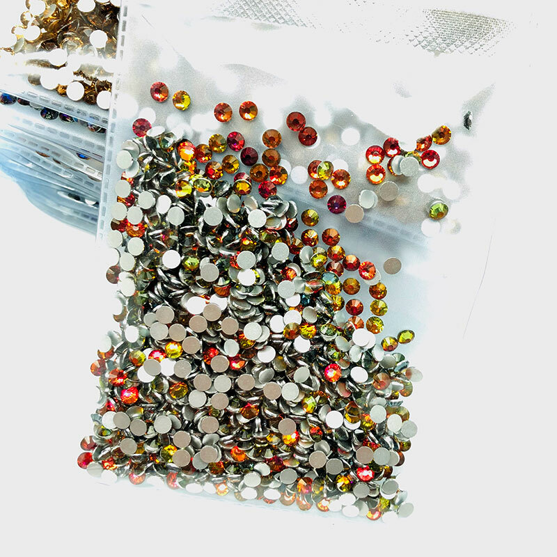1440pcs SS16(4mm) Crystals Glass Rhinestones Flatback Gems for Nails ...