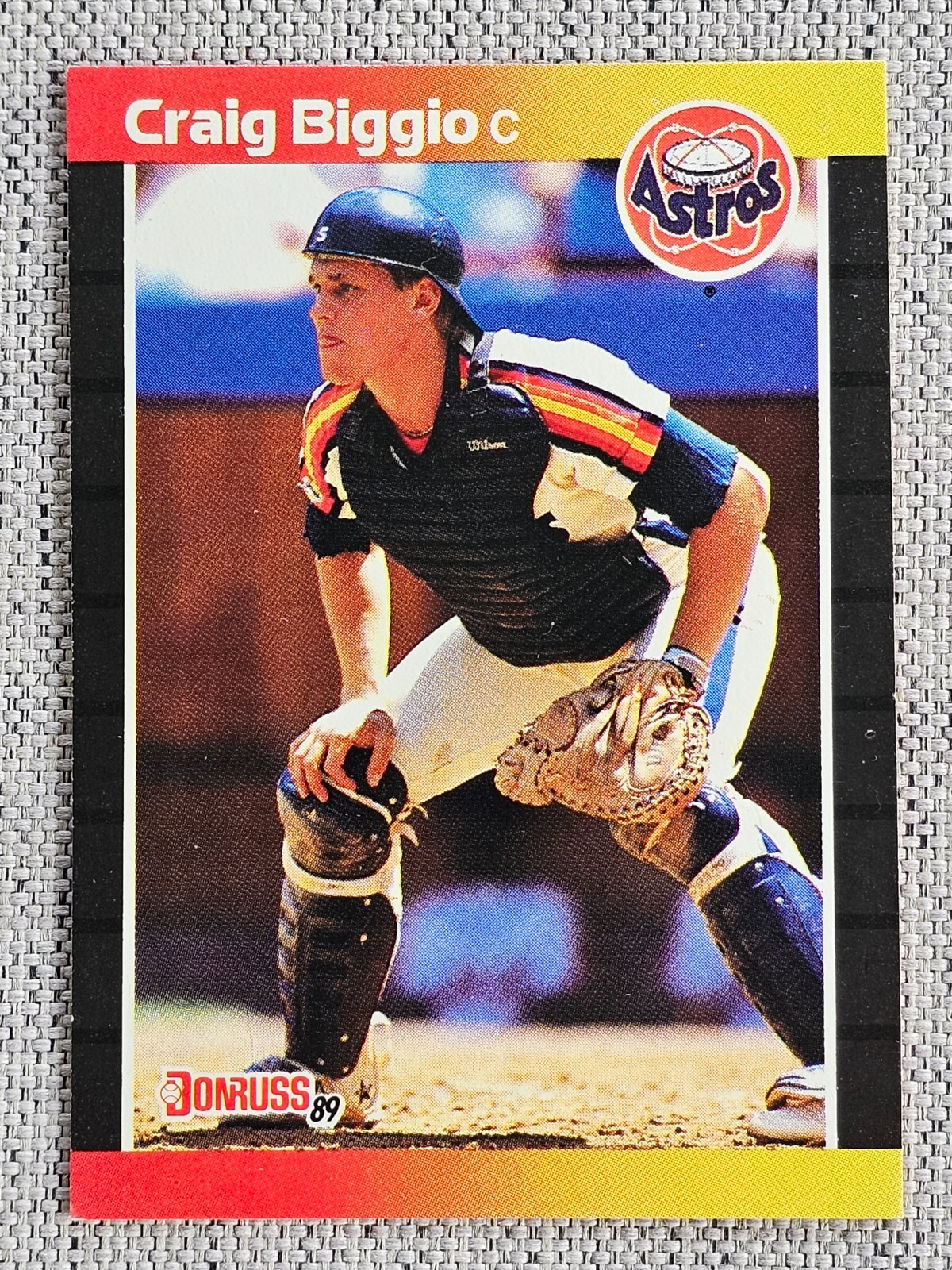 CRAIG BIGGIO 1989 DONRUSS RC ROOKIE BASEBALL CARD #561 HOUSTON ASTROS ...