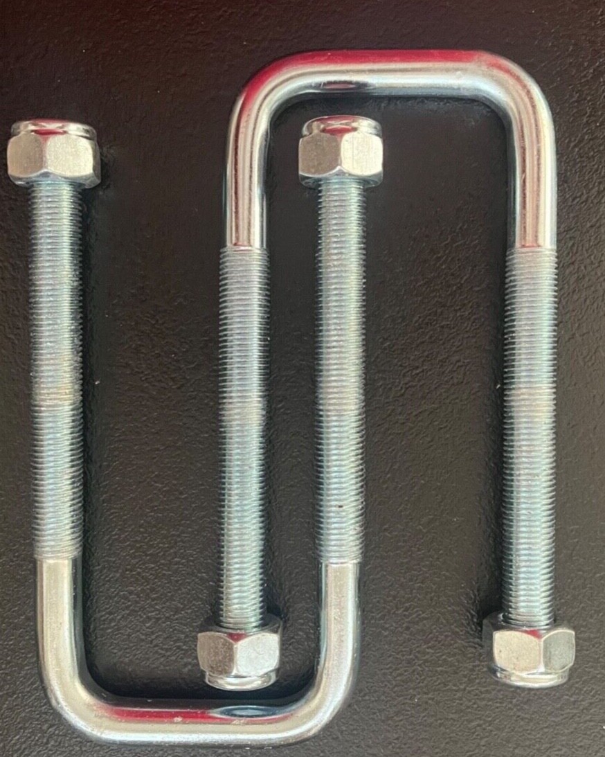 4x Leaf Spring U-BOLTS FORD TRANSIT MK4 MK5 MK6 1985-2006 FITS 1 TO 3 ...