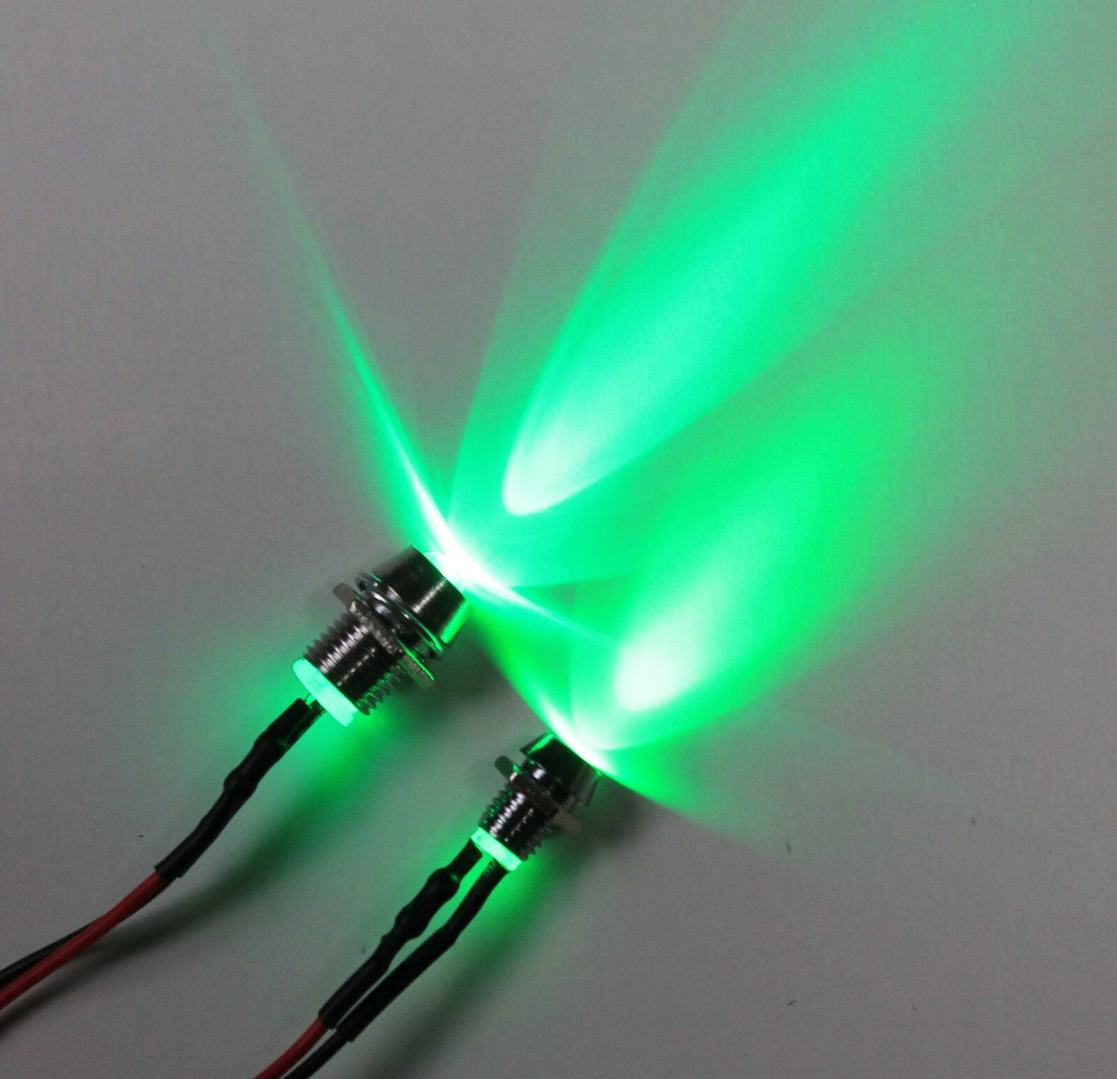 LED mit Fassung verkabelt 3mm/ 5mm 5V / 12V /24V mit 20cm Kabel ...