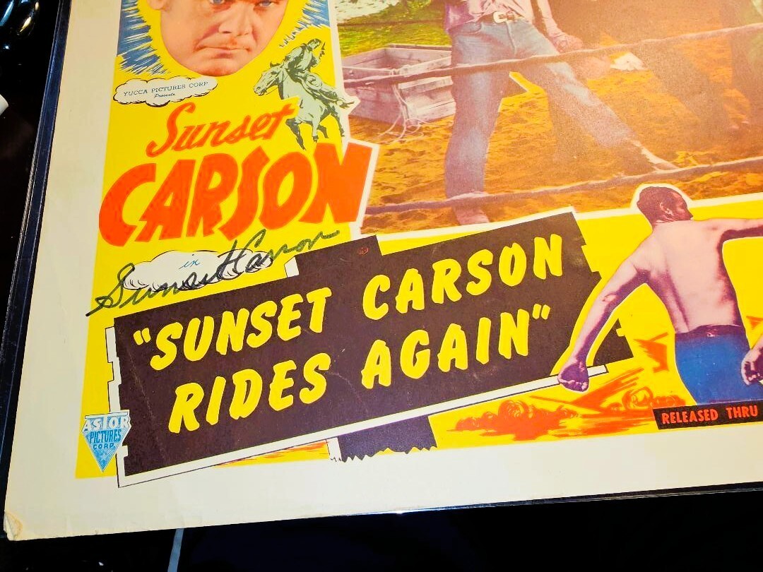 Sunset Carson Lobby Cards