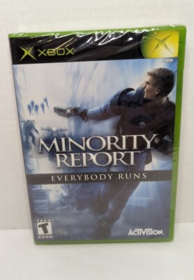 New Sealed XBOX Minority Report Everybody Runs (2002 Release) **FREE ...