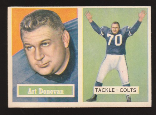1957 TOPPS #65 ART DONOVAN BALTIMORE COLTS EX/MT NM FOOTBALL CARD | eBay
