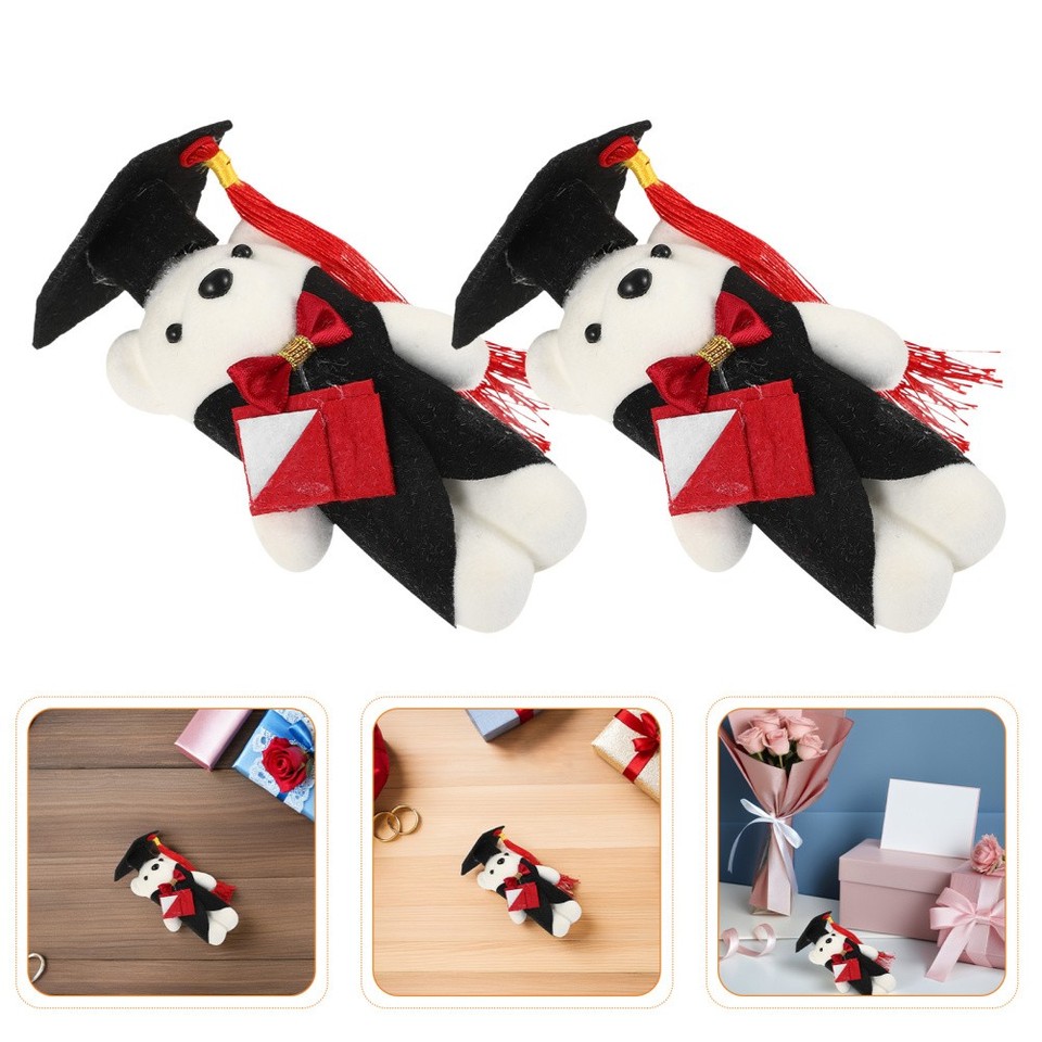 14 Pcs . Bear Graduation Gift Box Congrats Animal Stuffed Doctor Toy ...