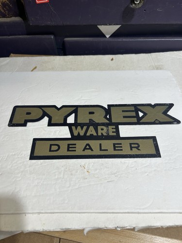 VERY RARE 1950'S ORIGINAL PYREX WARE DEALER STORE WINDOW SIGN | eBay