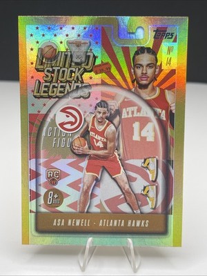 2025 - 26 Topps NBA RC Asa Newell - SP Limited Stock Legends - Target ...