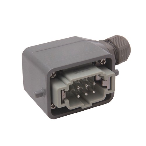 set HDC-HE-006-1 F/M H6B-HE-006-1 16A 6-pin heavy duty connector side ...