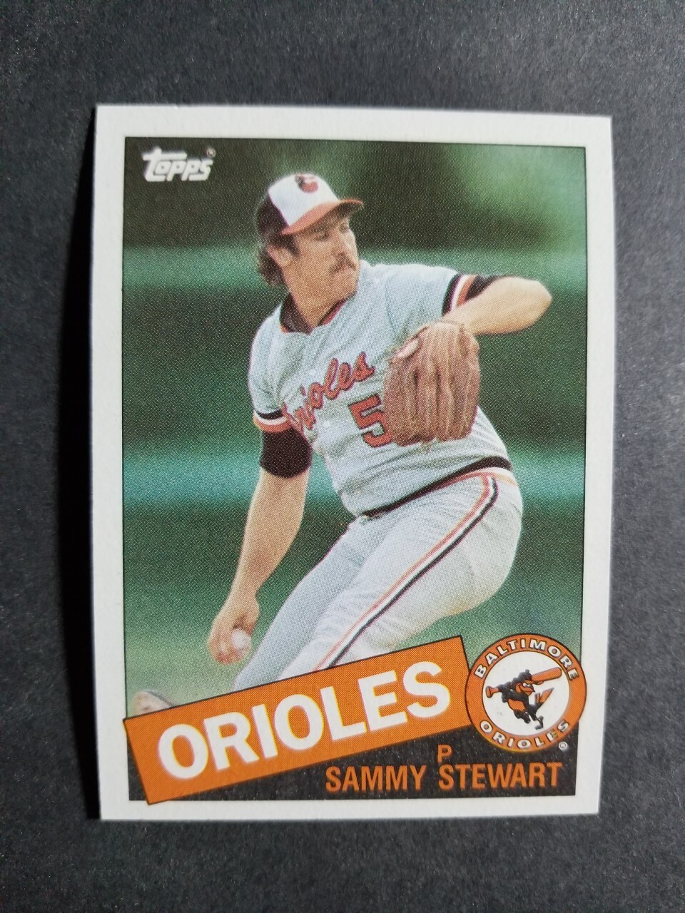 1985 Topps SAMMY STEWART card # 469 [card 1] | eBay