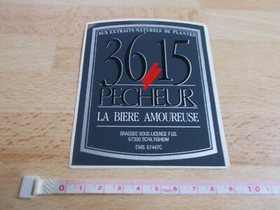 Autocollant Bière 3615 PÊCHEUR | eBay