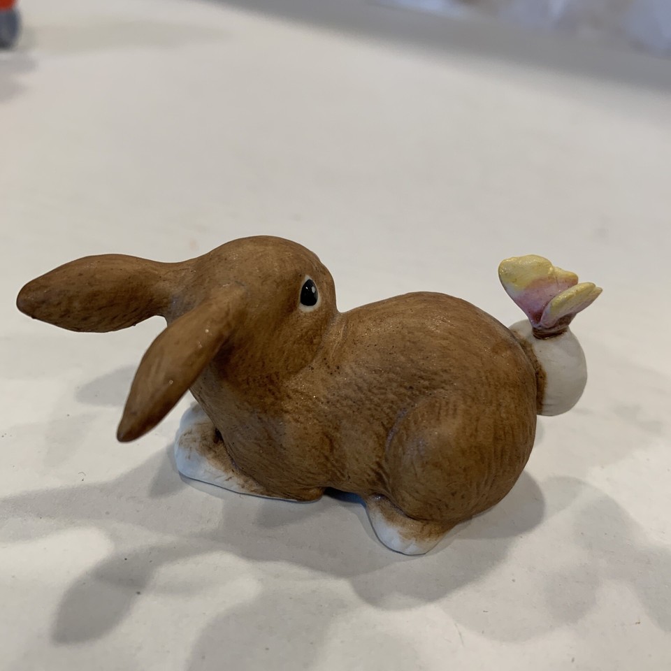 Cute Small Bunnies Ceramic Figurines READ DESCRIPTION | eBay