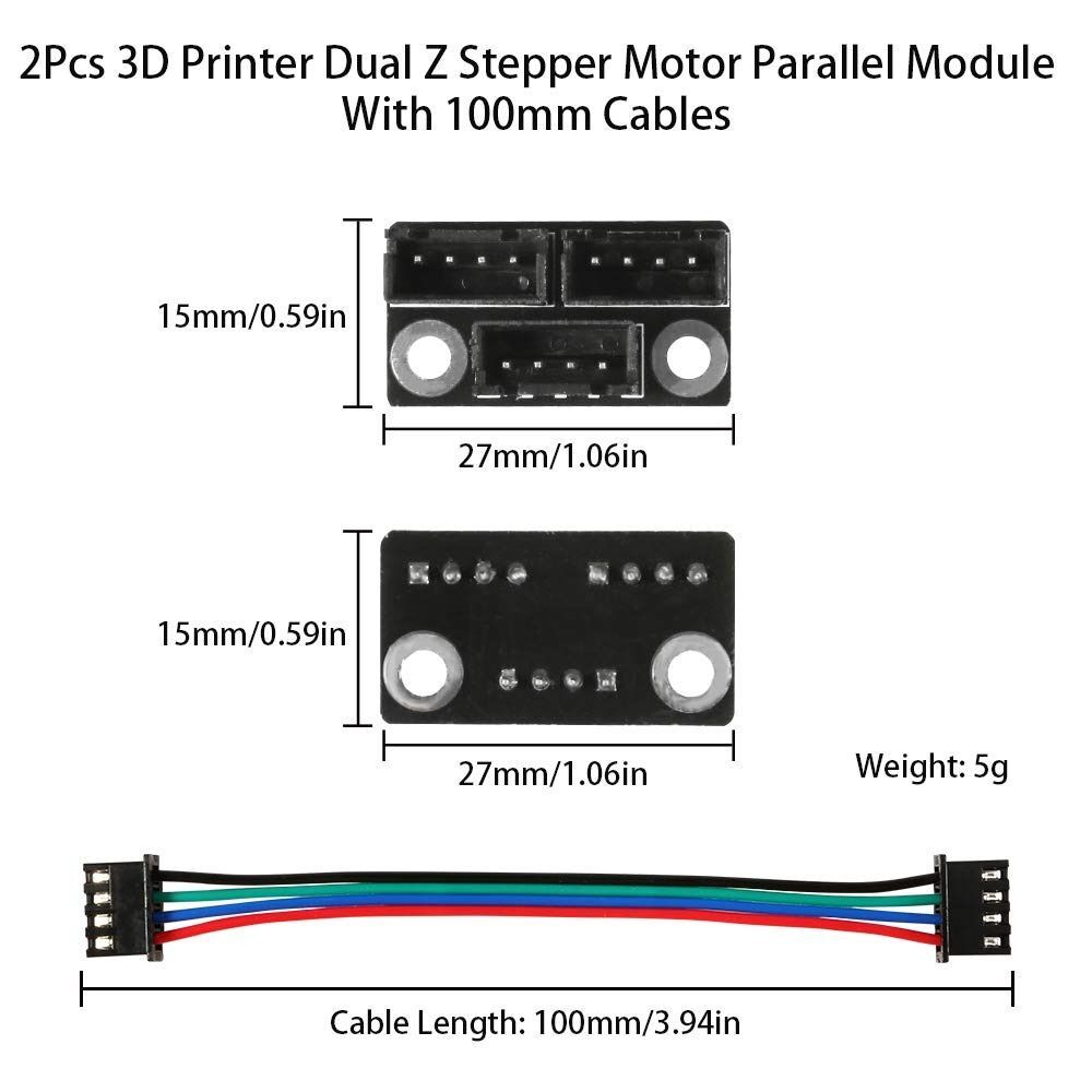 4 pin cables Stepper Motor Parallel Module Creality Reprap Prusa Lerdge ...