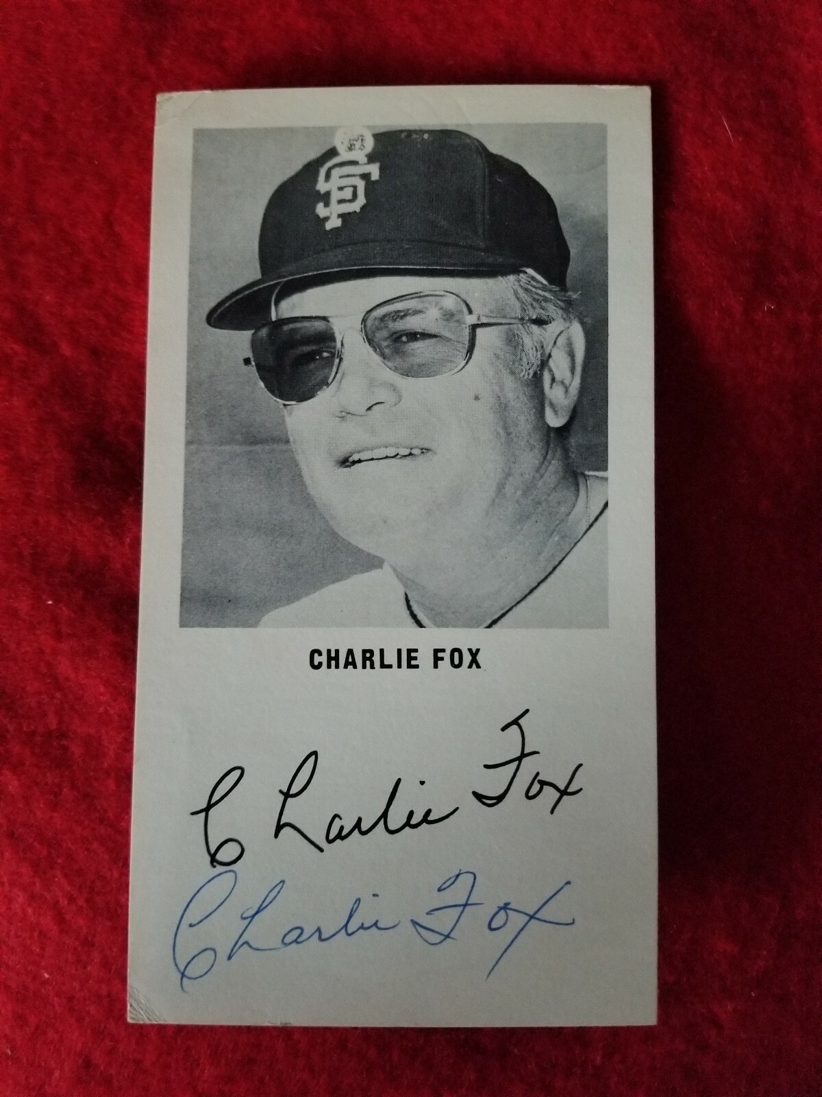 Charlie Fox Signed Photo | eBay