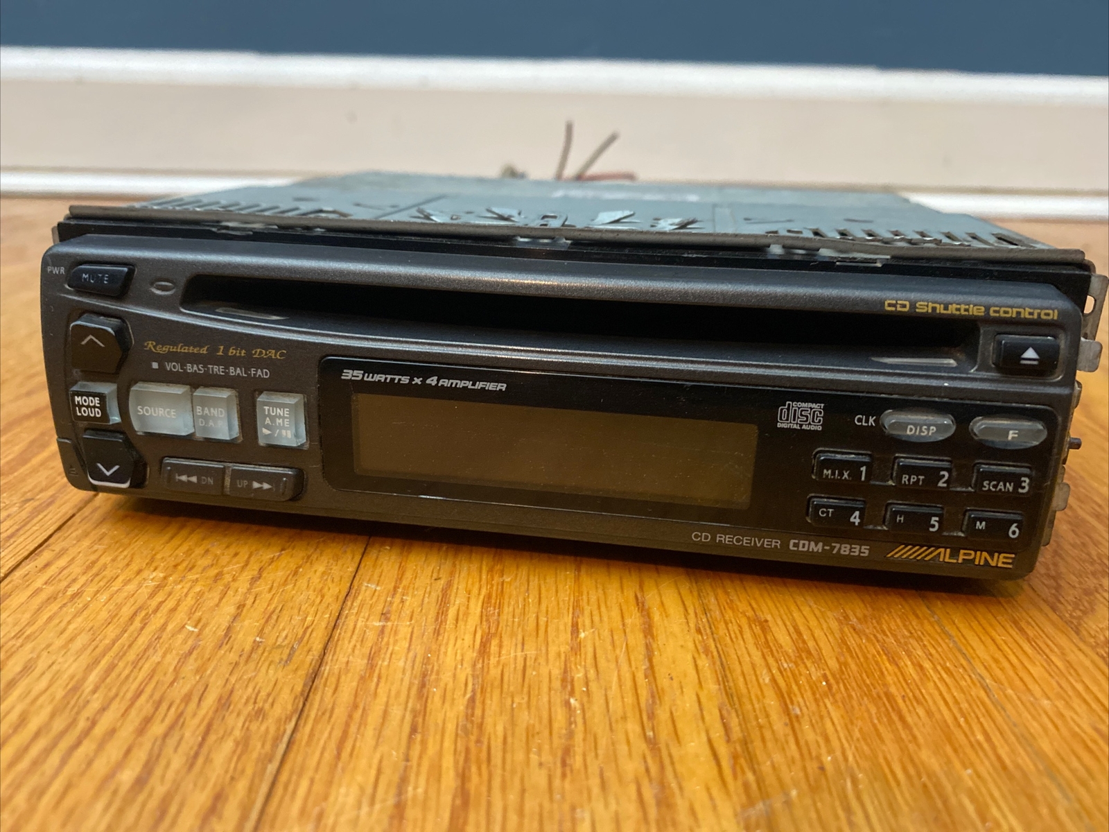 Alpine CDM-7835 Old School Rare Radio Cd Player AM/FM Radio Stereo | eBay
