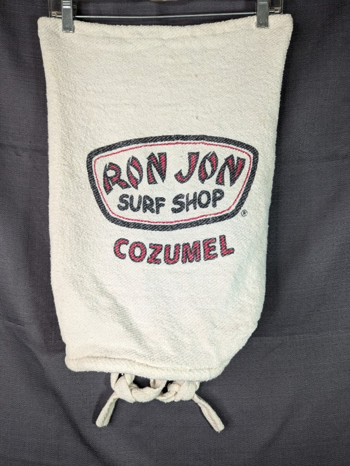 Vintage Ron Jon Surf Shop Cozumel Beach Mexico Backpack Barrel Tote Bag ...