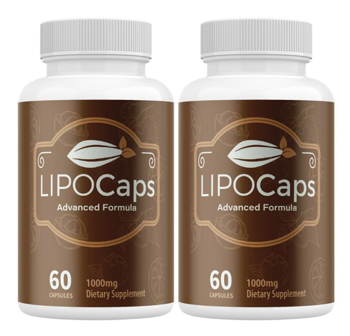 (2 Pack) Lipocaps Advanced Weight Loss Capsules for Burning Excess ...