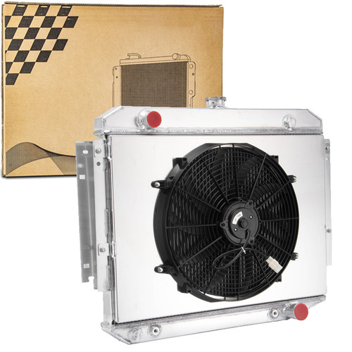 3 Row Radiator Shroud Fan Fit 1971-1979 Dodge D100 D150 D200 W100 W150 ...